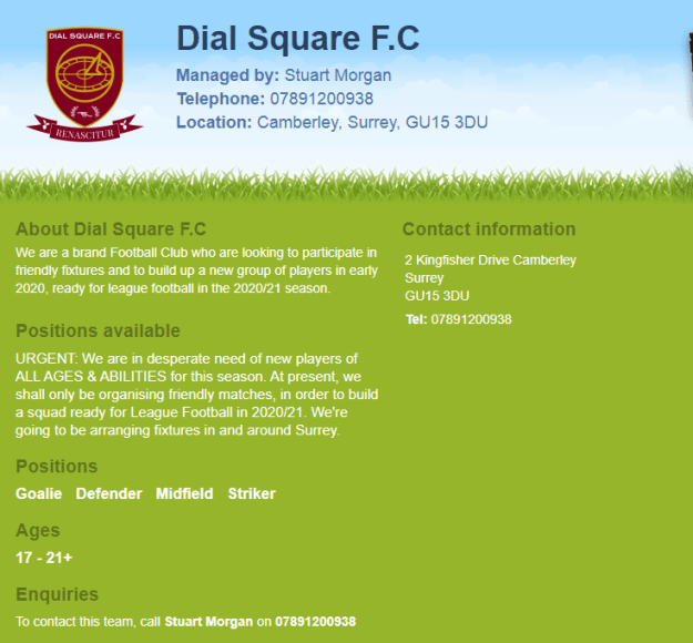 Dial Square FC – Is it not an Arsenal phoenix club | She Wore A Yellow ...